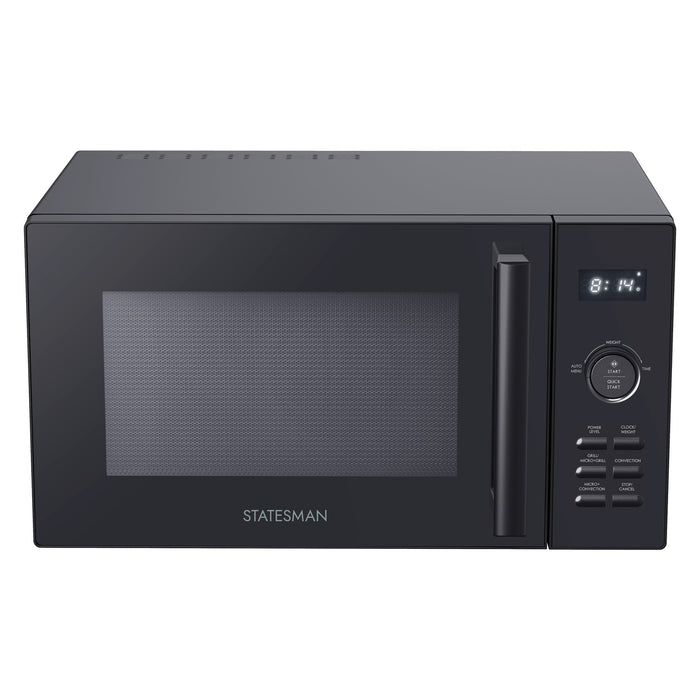 Statesman Digital Combination Microwave, 25 Litre, 900W, Black